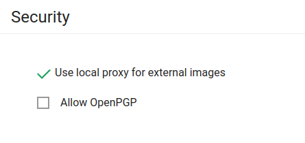 Openpgp section is visible even after disabling it · Issue #1098 · the-djmaze/snappymail · GitHub