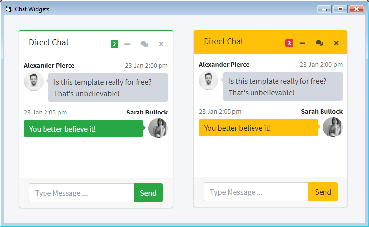 GitHub - albertomi/ChatWidgets-Controls: Here's a Chat Widgets for VB6