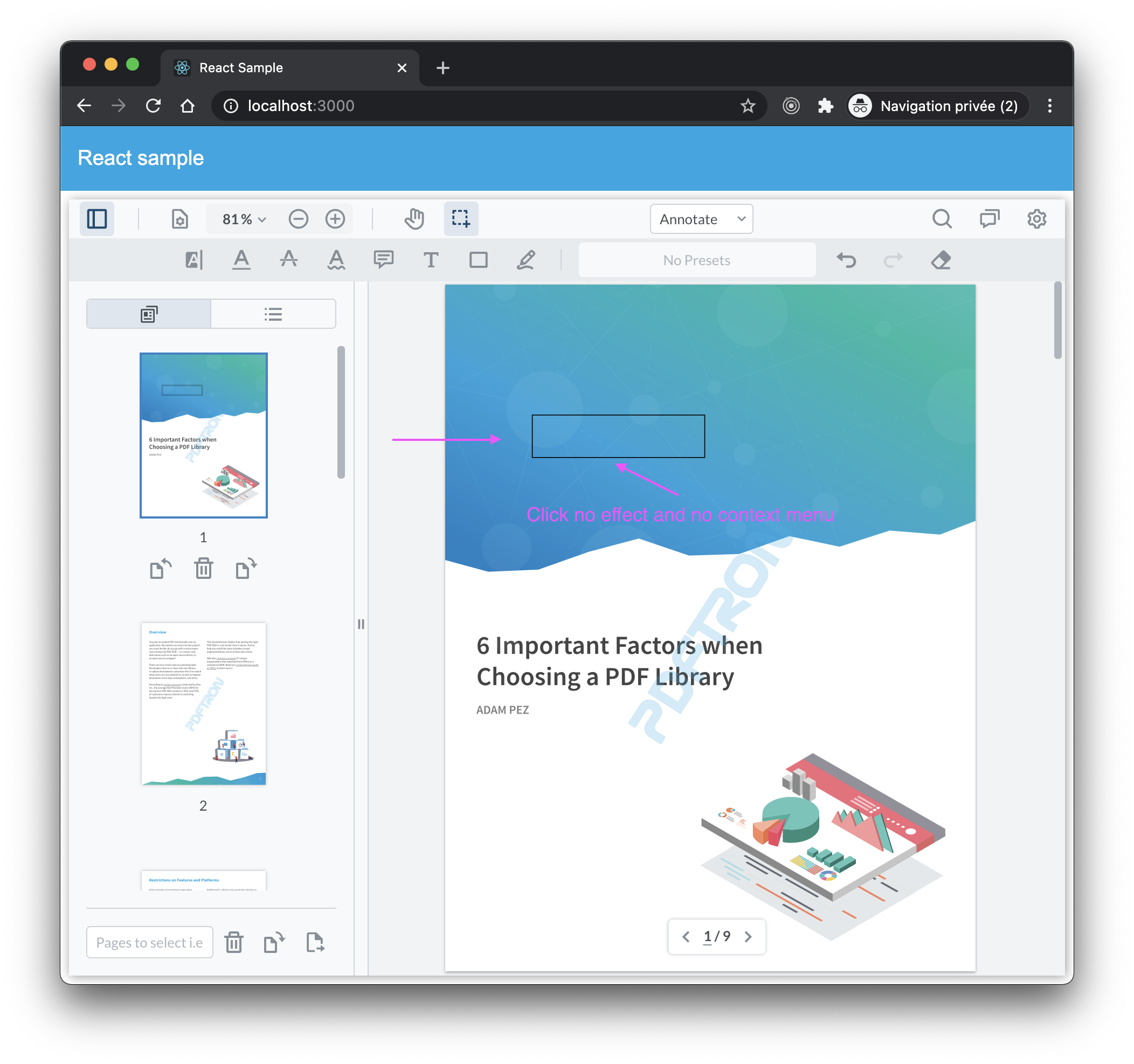 Annotations context menu unavailable if side menu open · Issue #900 · ApryseSDK/webviewer-ui ...