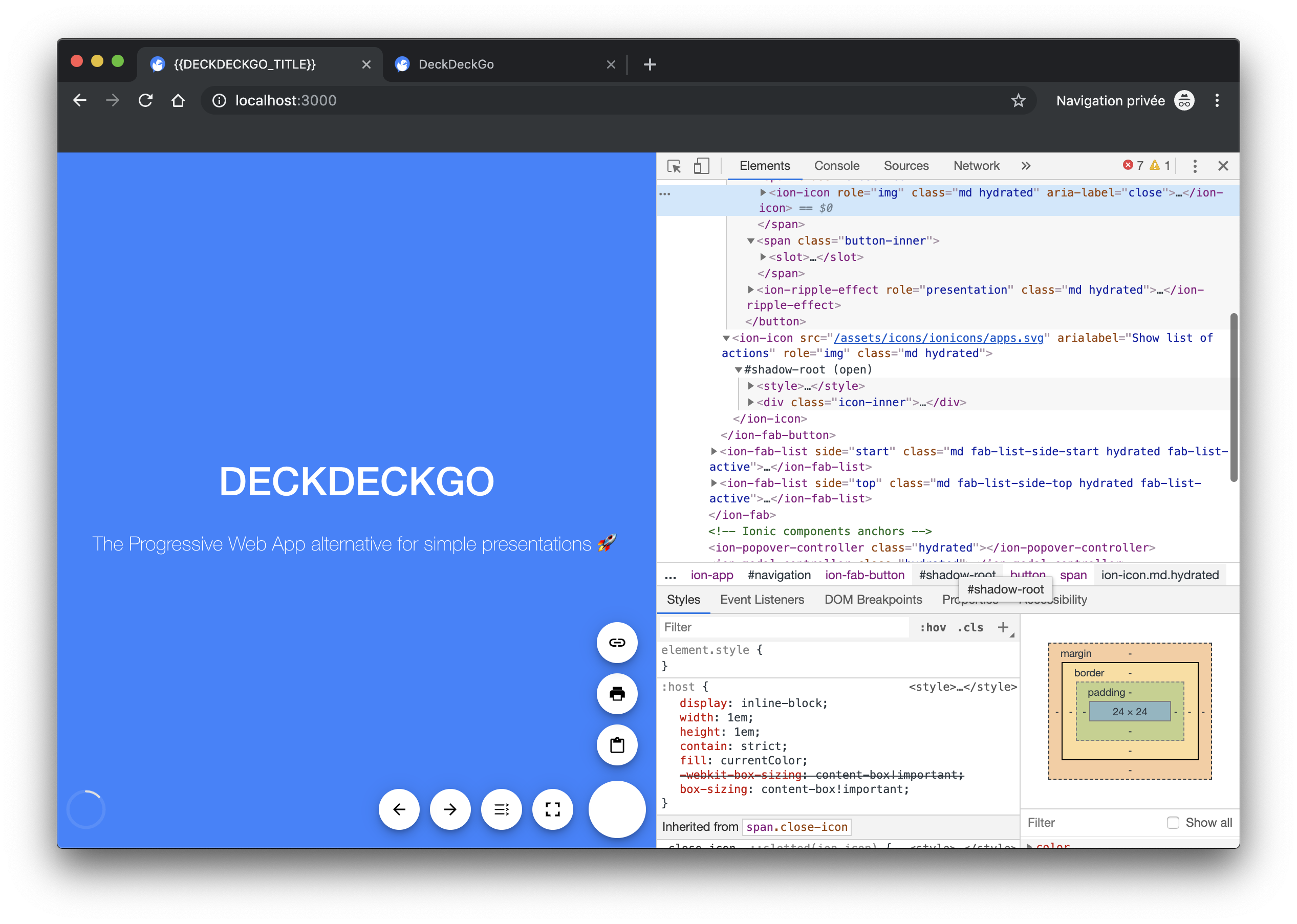feat: ion-fab-button without ionicons · Issue #18442 · ionic-team/ionic-framework · GitHub