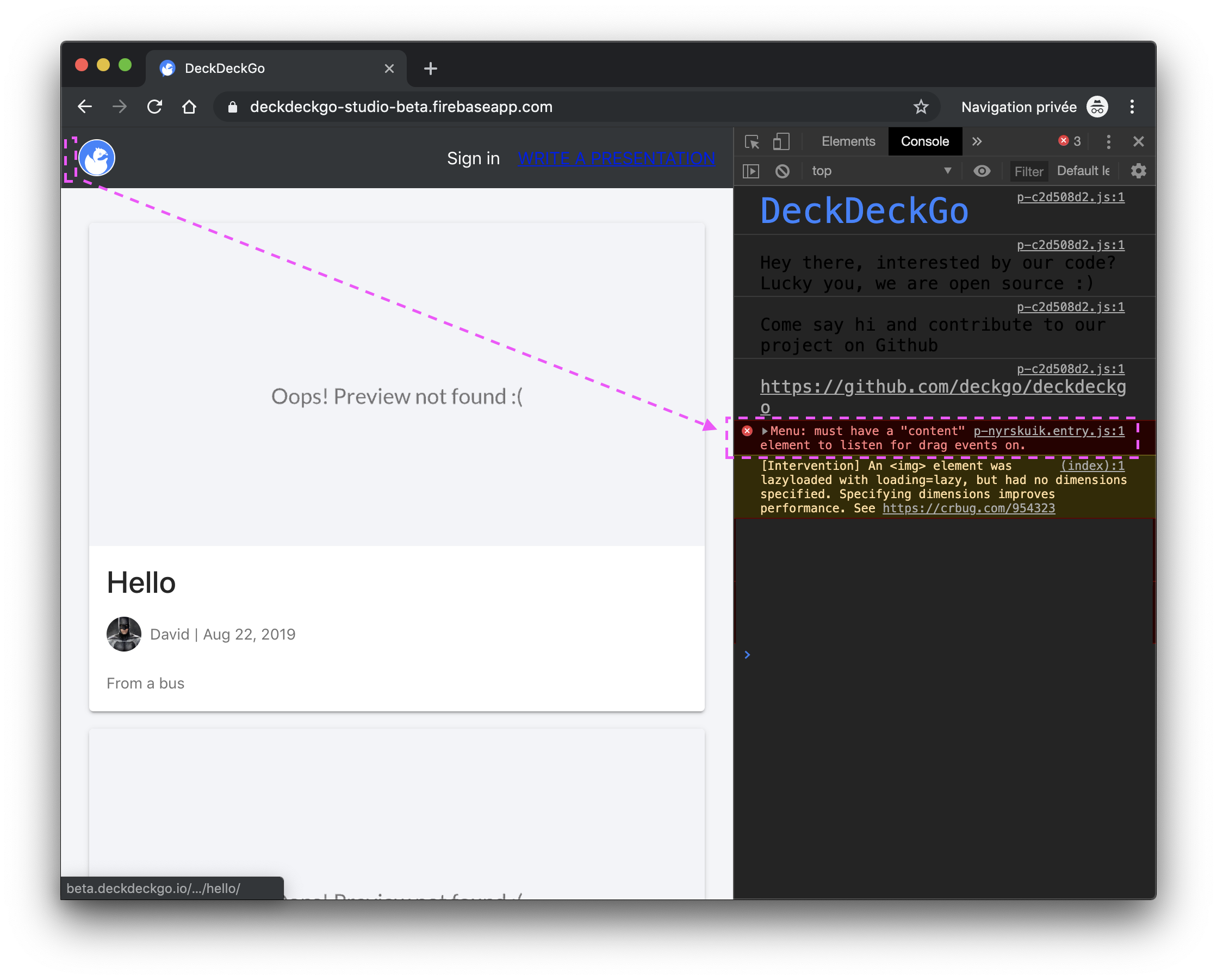 bug: Ionic v4.9.0 hamburger menu icon not displayed with prerendering (regression) · Issue ...