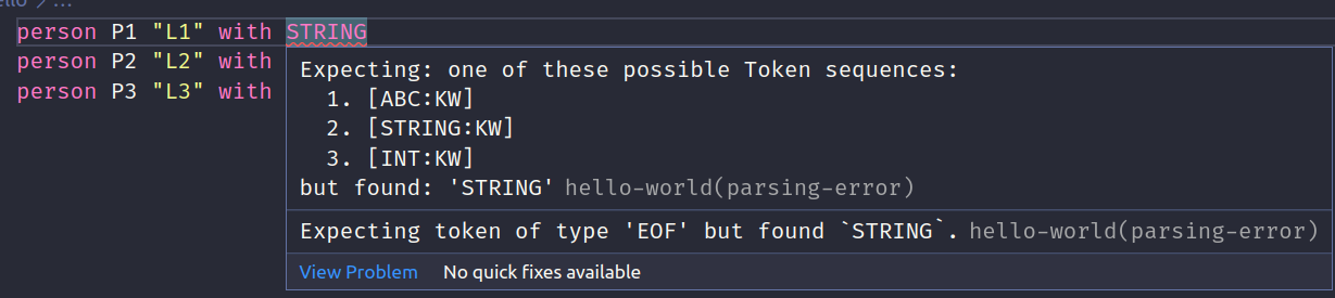 Strange Effect When Using A Terminal Name In An Enum · Issue 719 · Eclipse Langiumlangium 9294