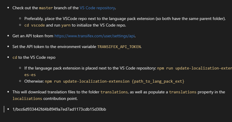 Suggestions for quickstart.md in language pack extension · Issue #42675 · microsoft/vscode · GitHub
