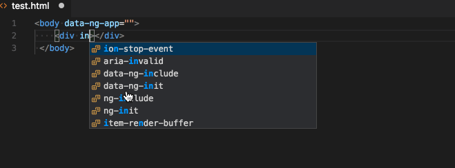 [HTML , Emmet , Angular] include suggest 2x, view 0x. · Issue #44974 · microsoft/vscode · GitHub