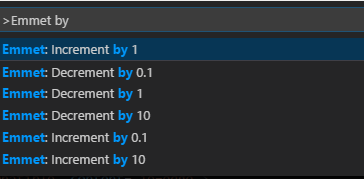 Add keyboard shortcut to increase/decrease CSS/SCSS/LESS number values ...