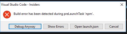 Modal popup on compile-time error. · Issue #1644 · microsoft/vscode-go ...