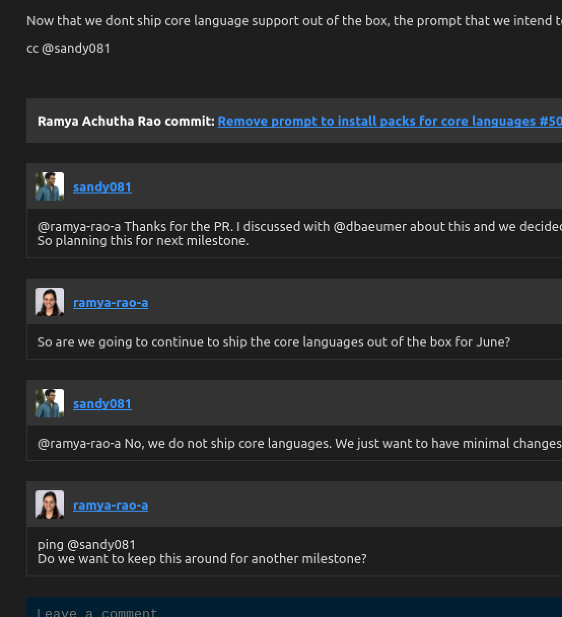 User alias should appear in bold like they do in github · Issue #55518 ...