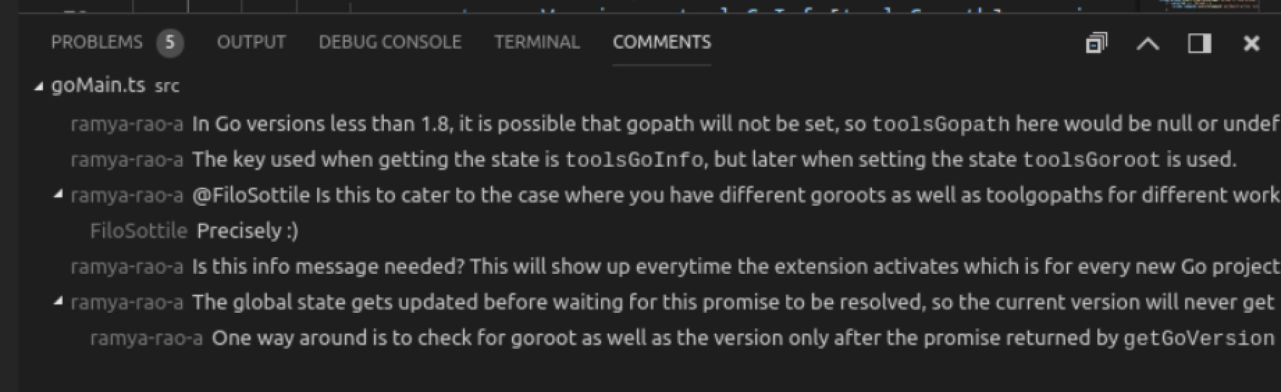 Long comments are not wrapping in the comments panel · Issue #122 ...