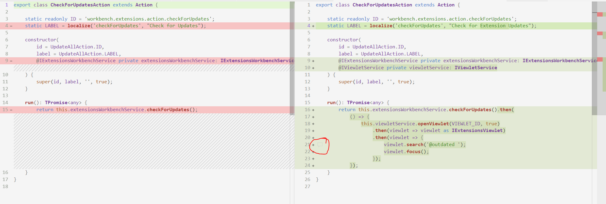 Commenting is not supported outside diff hunks error even if I am inside the diff hunk · Issue ...