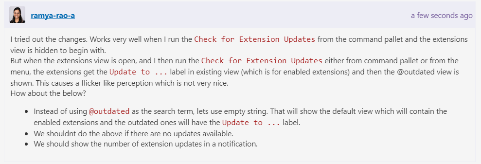 Line breaks not shown like they are in github · Issue #173 · microsoft ...