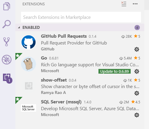 Extensions Requiring Reload Dont Show As A Badge Counter On The Extensions Sidebar Icon