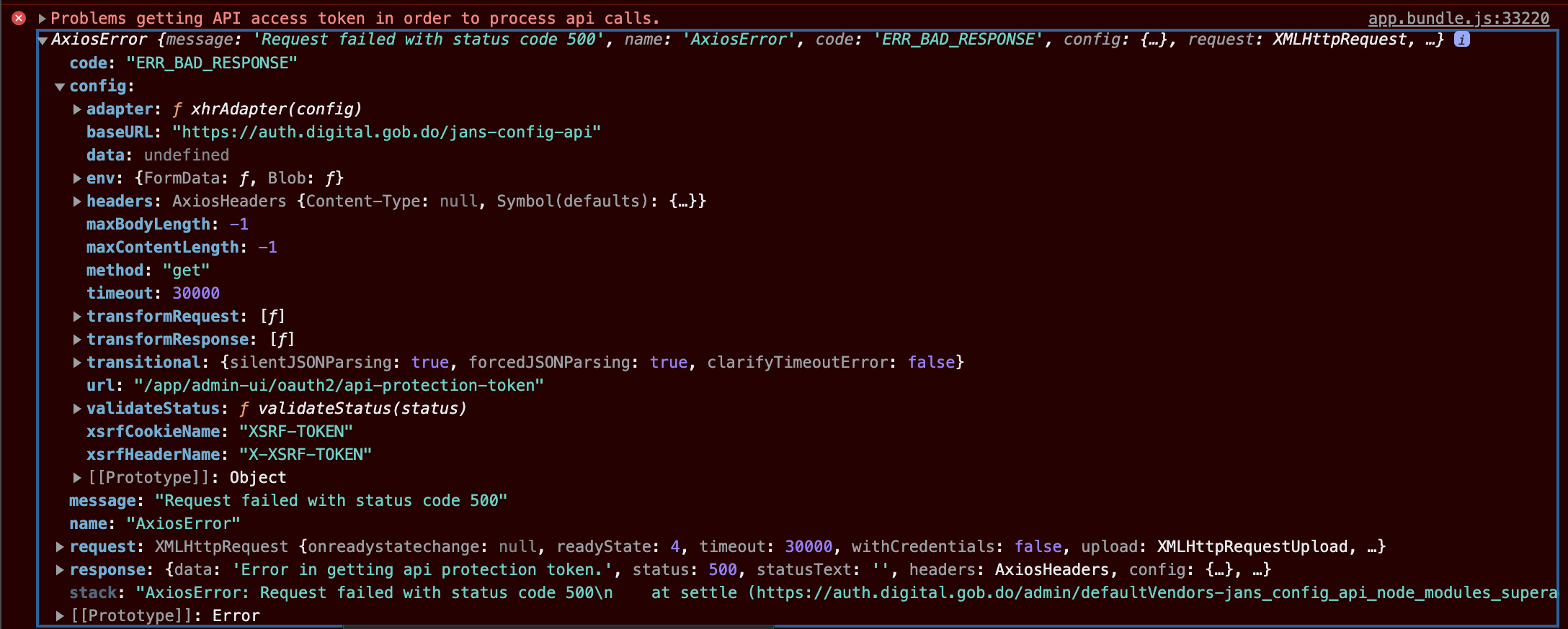 fix(admin-ui): Problems getting API access token in order to process api calls · Issue #785 ...
