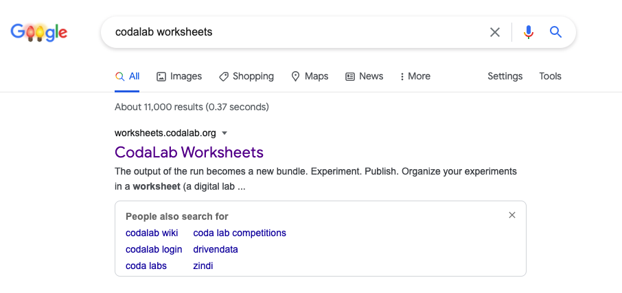 Improve SEO for home page · Issue #3140 · codalab/codalab-worksheets · GitHub