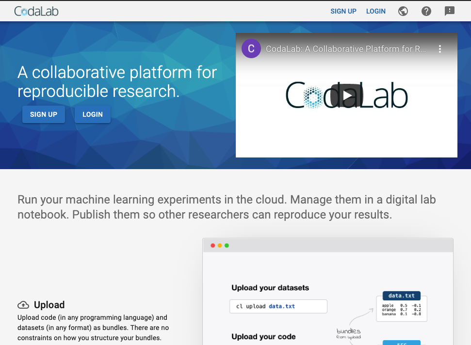 Improve SEO for home page · Issue #3140 · codalab/codalab-worksheets · GitHub