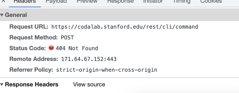 codalab.stanford.edu web CLI broken · Issue #4105 · codalab/codalab-worksheets · GitHub