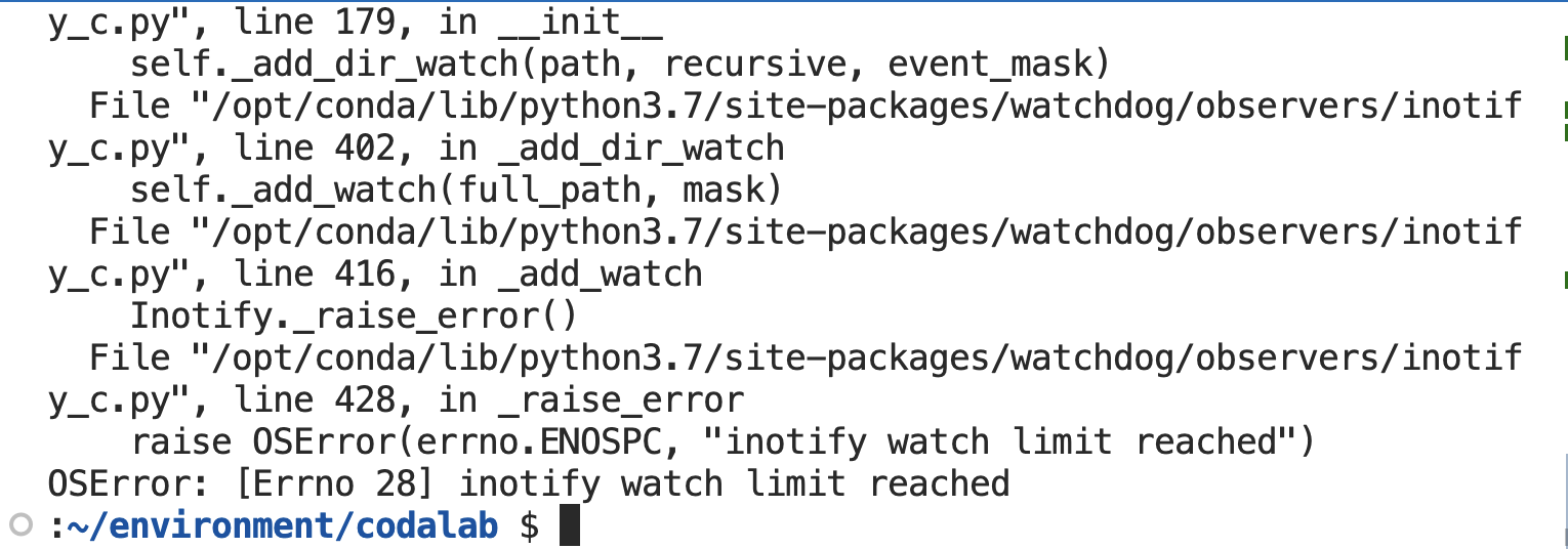 Dev setup still broken · Issue #4453 · codalab/codalab-worksheets · GitHub