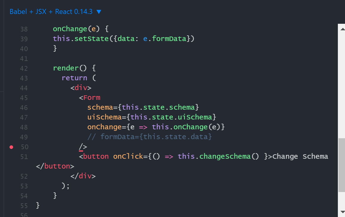 Modifying field options on schema doesn't change anything · Issue #905 · rjsf-team/react ...