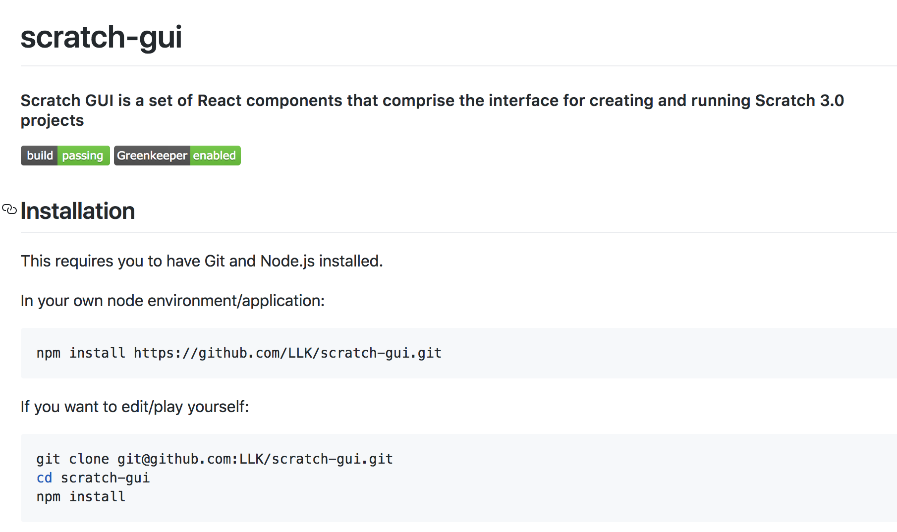 Readme Is Inconsistent · Issue 4006 · Scratchfoundation Scratch Gui · Github