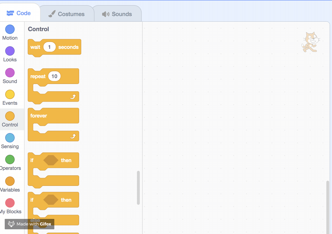 Dragging a block over vertical category menu doesn't delete it ...
