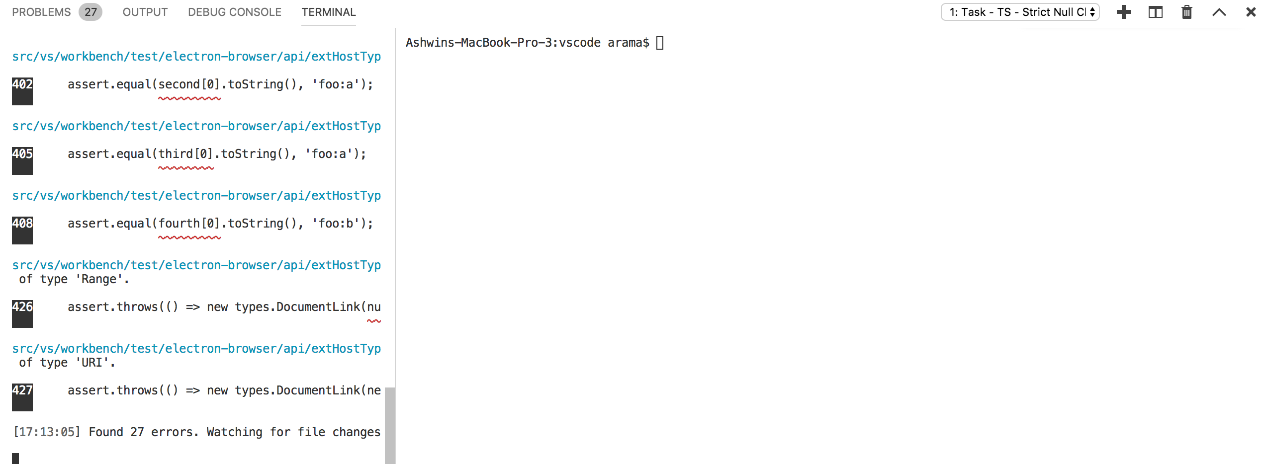 Tasks command line should wrap text · Issue #65419 · microsoft/vscode · GitHub