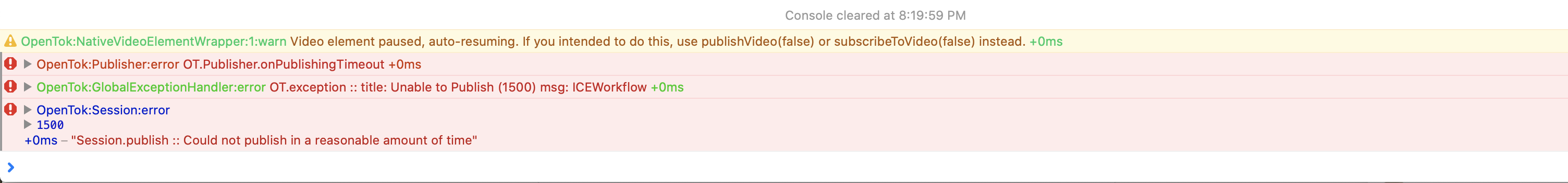 Cant publish video from ios 14.2 in safari webview · Issue #166 · opentok/opentok-web-samples ...