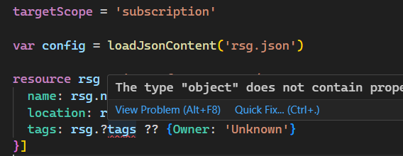 Contains or safe dereference on an object created in a var does not ...