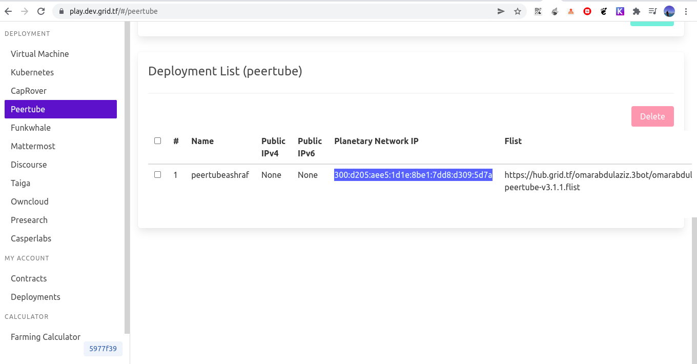 deployed list is not showing correctly · Issue #597 · threefoldtecharchive/grid_weblets · GitHub
