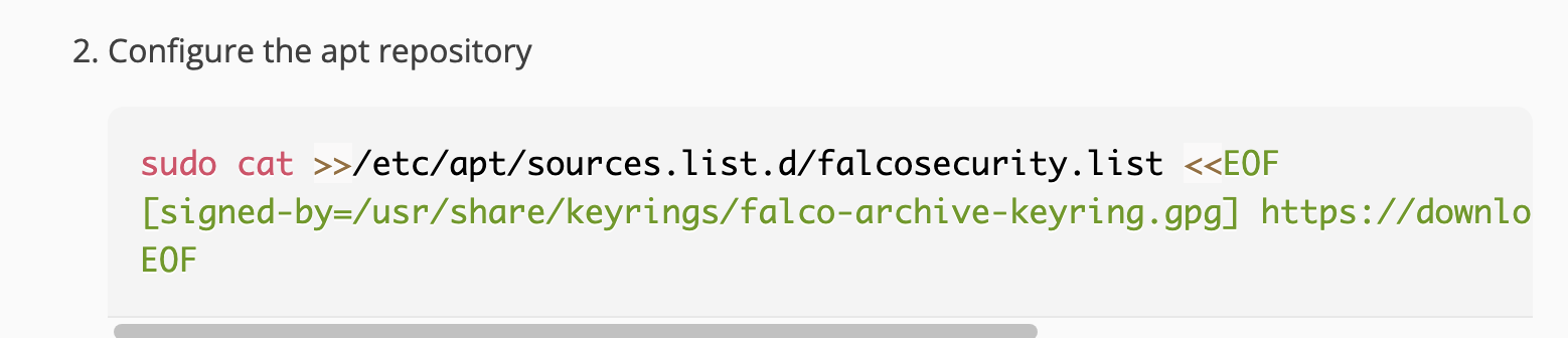 Typo in the documentation (Falco installation) · Issue #2536 ...