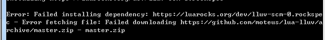 intall lua-websocket is failed !!! · Issue #2 · moteus/lua-lluv-websocket · GitHub