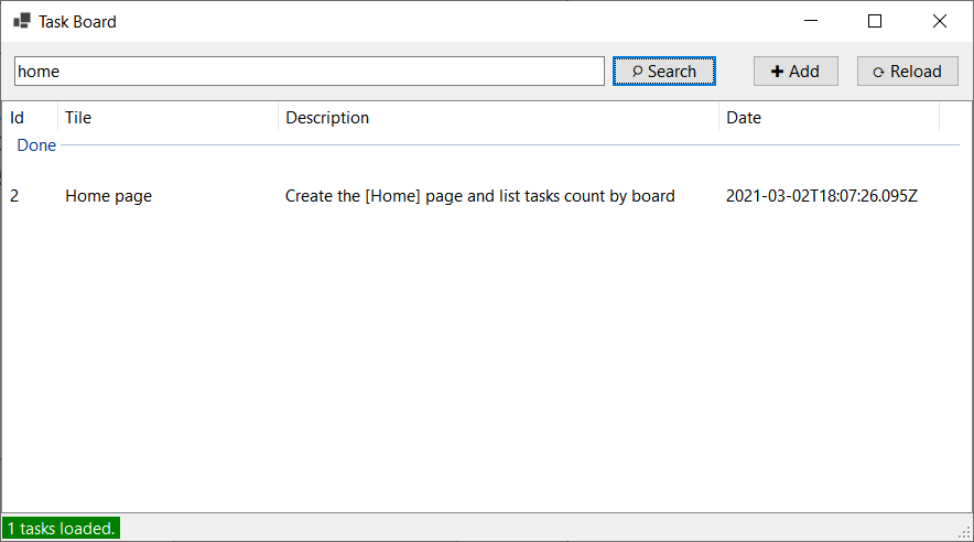 GitHub - nakov/TaskBoard-DesktopClient: Windows Forms Client for the ...