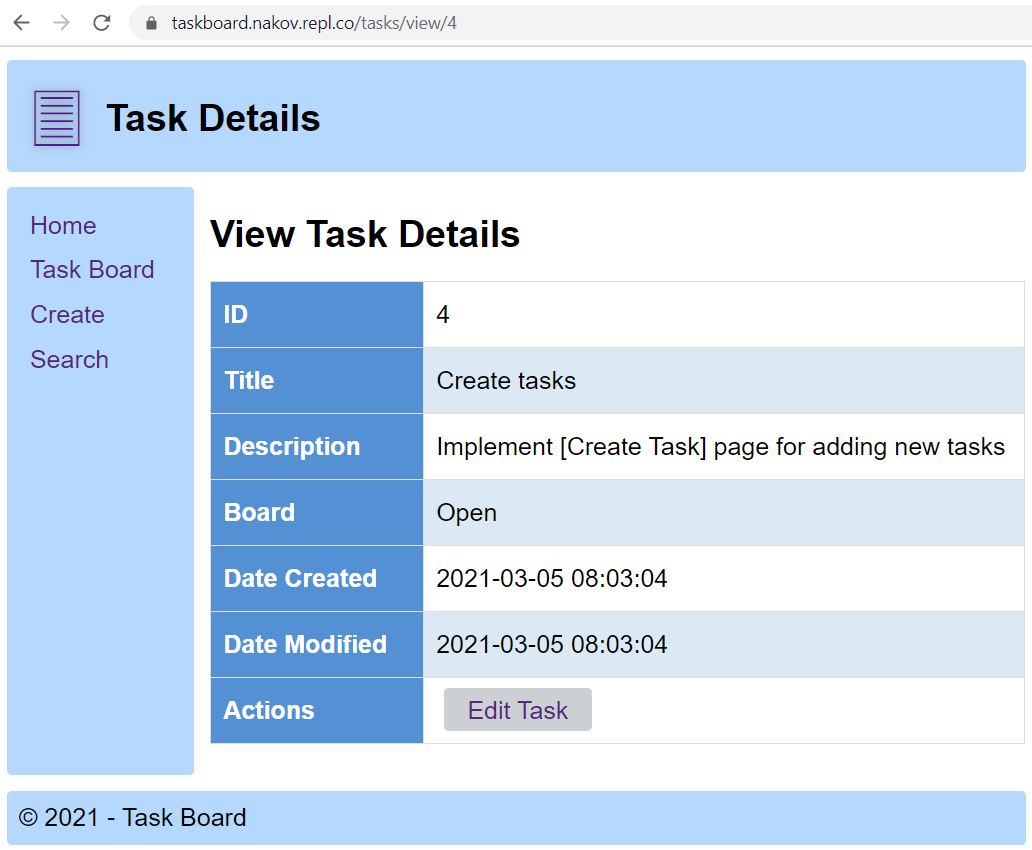 GitHub - nakov/TaskBoard-JS: Trello-style task board, holding tasks in boards (Open, In Progress ...