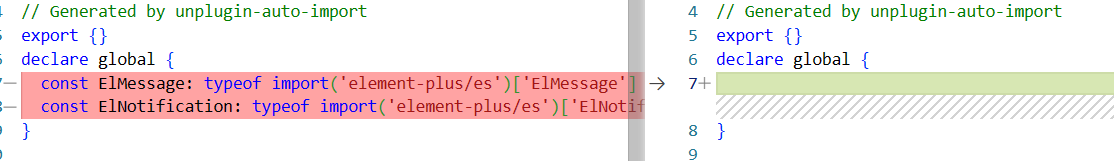 Build Message Notification 使用自动引入后，auto Importsdts 