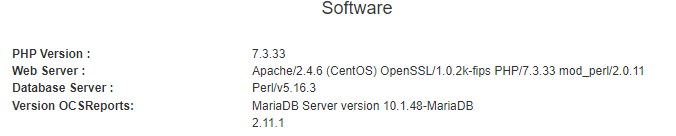 Bug Server Information Line Break · Issue 1514 · Ocsinventory Ngocsinventory Ocsreports · Github