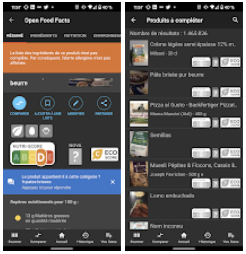 Ecoscore value is not shown in products to be completed · Issue #3705 ...