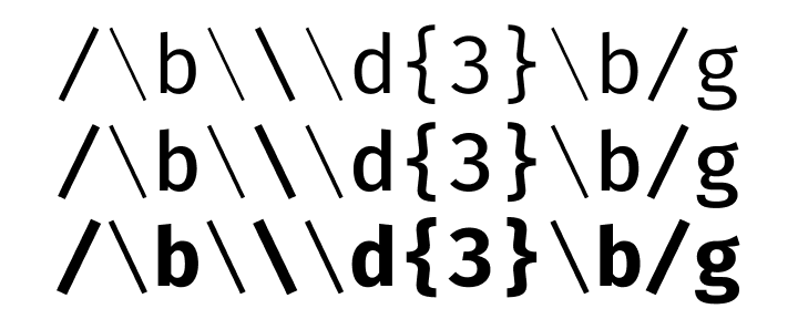 Backslash `\\` ligatures · Issue #914 · be5invis/Iosevka · GitHub