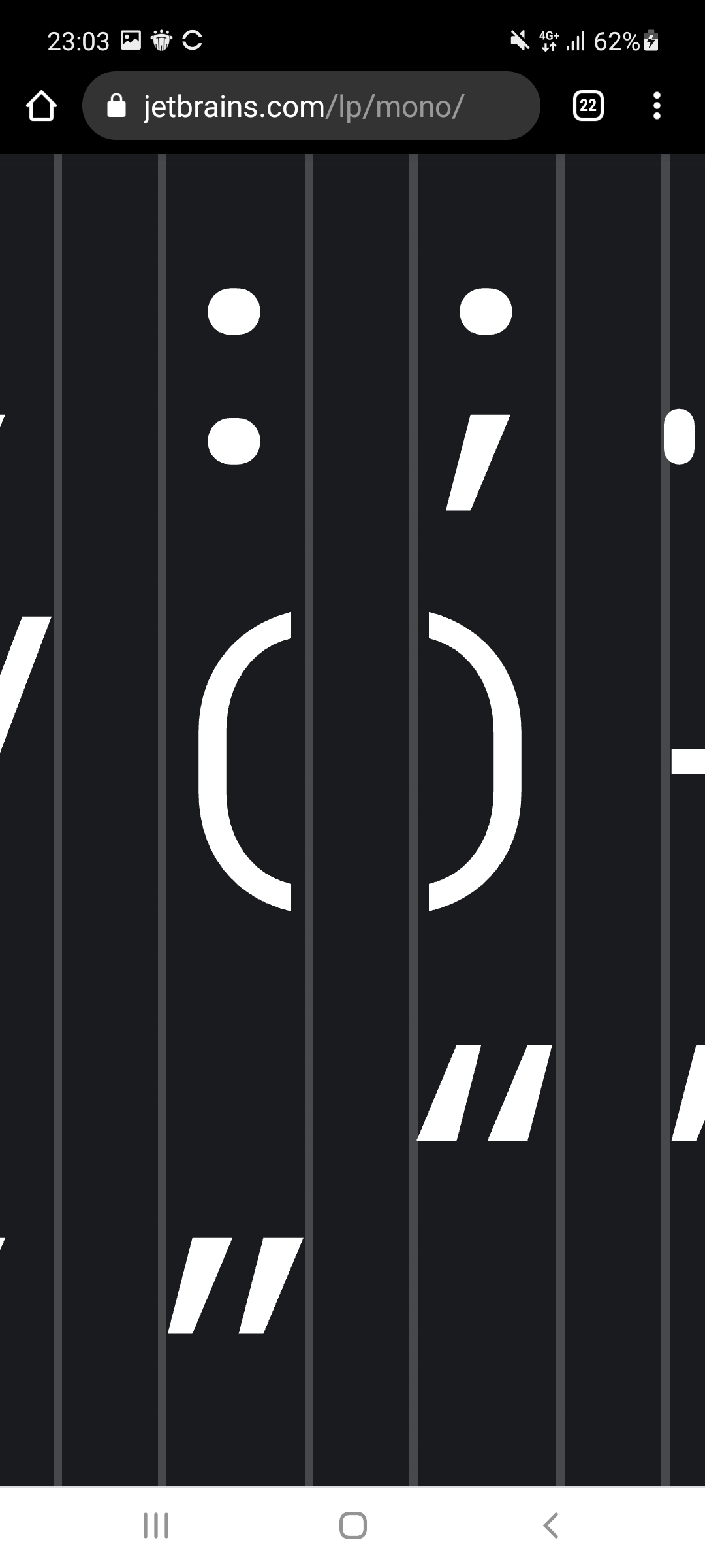 Straighter round brackets (JetBrains Mono) · Issue #941 · be5invis/Iosevka · GitHub