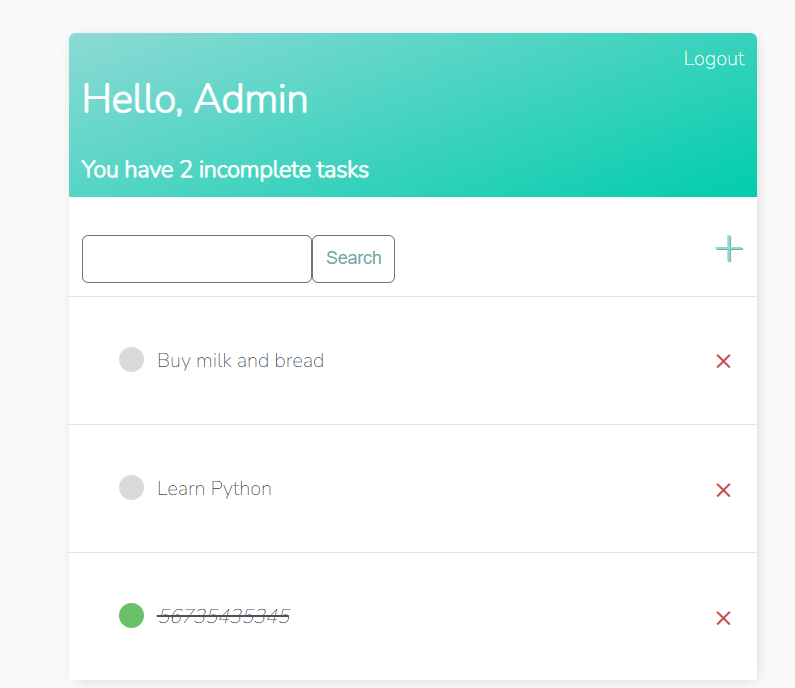 GitHub - dmitry-zharinov/todo_list: Простой список дел с авторизацией и поиском