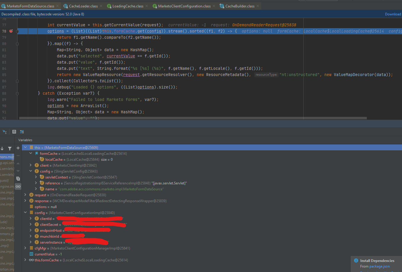 MarketoFormDataSource Inner formCache object is always empty · Issue #2652 · Adobe-Consulting ...