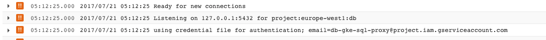 Logging to stdout instead of stderr ? · Issue #106 · GoogleCloudPlatform/cloud-sql-proxy · GitHub