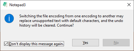 Impossible to change file encoding, even for a new empty file · Issue #3954 · rizonesoft ...