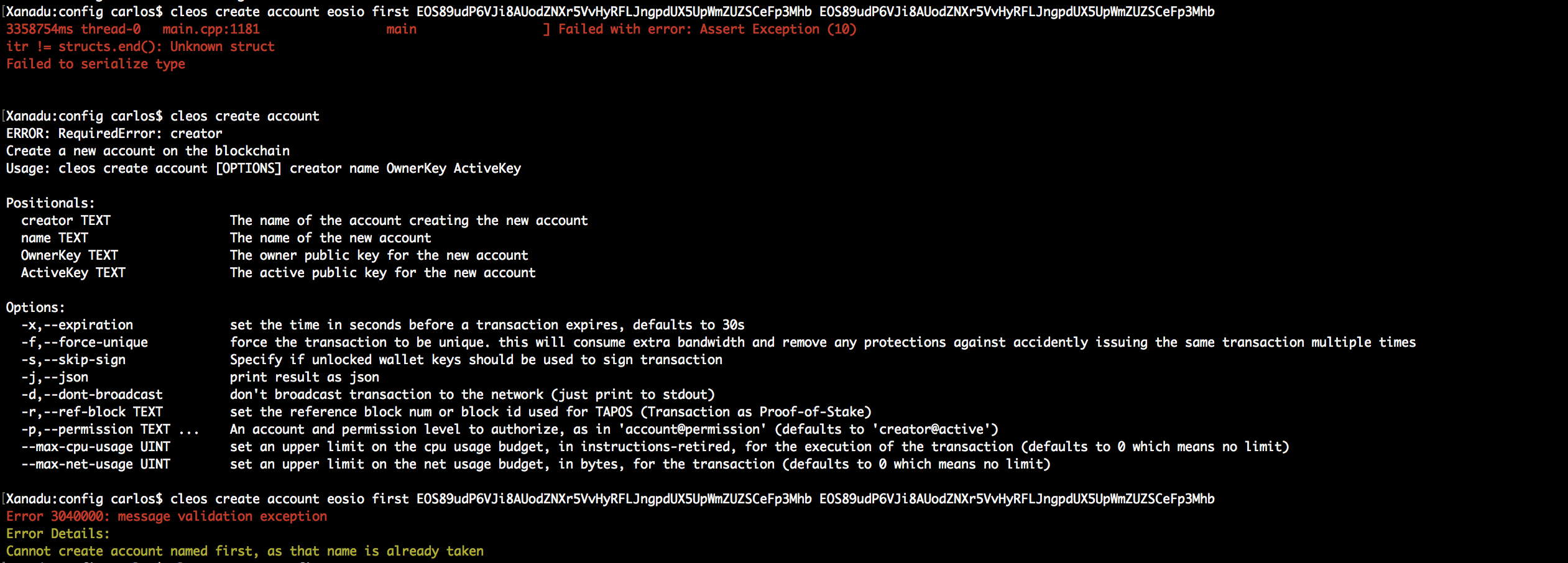 New User Creation Serialization Issue Dawn4.1 · Issue #3341 · EOSIO/eos · GitHub
