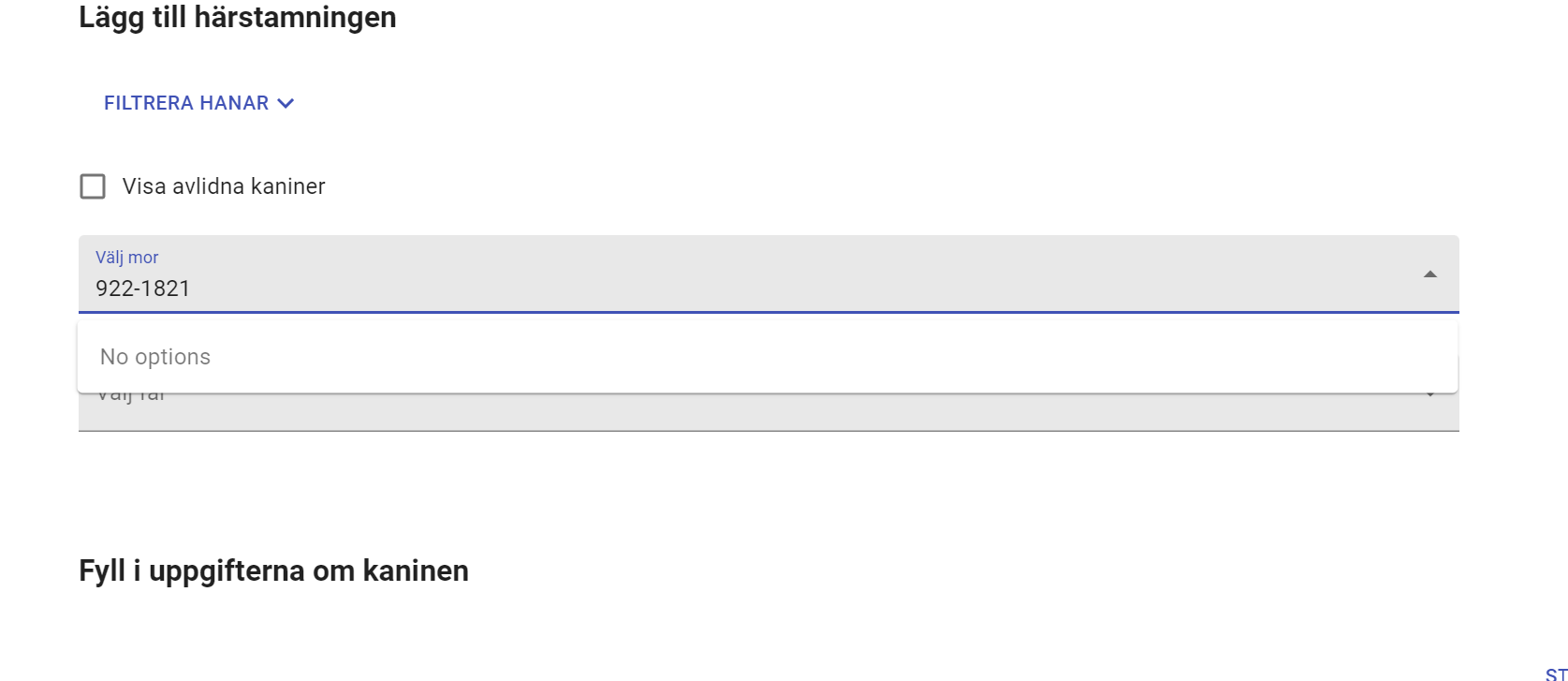 Inga mödrar att välja på... · Issue #533 · NBISweden/theherdbook · GitHub