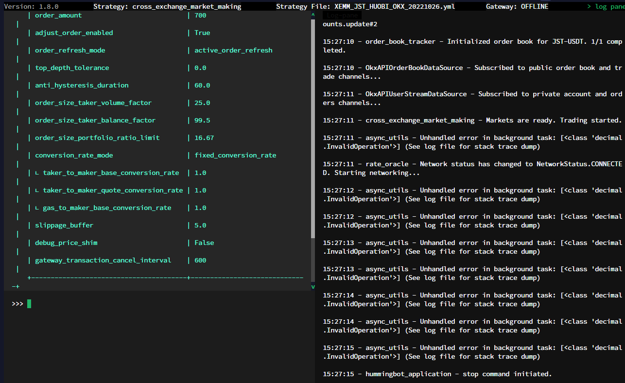 XEMM not working on Huobi/OKX · Issue #5834 · hummingbot/hummingbot ...