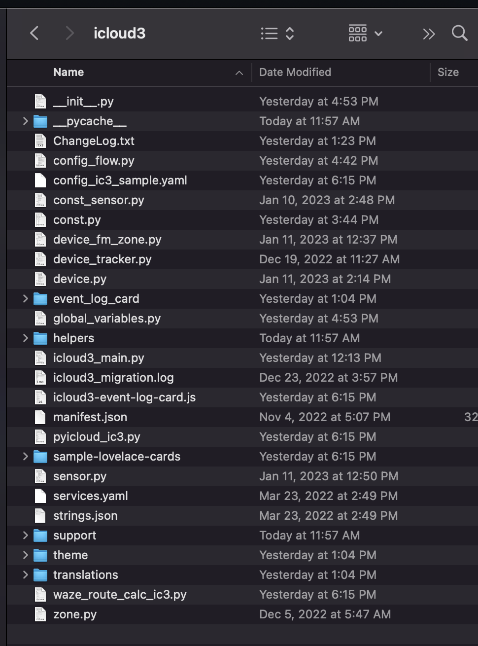 Getting Error trying to add Integration · Issue #34 · gcobb321/icloud3_v3 · GitHub