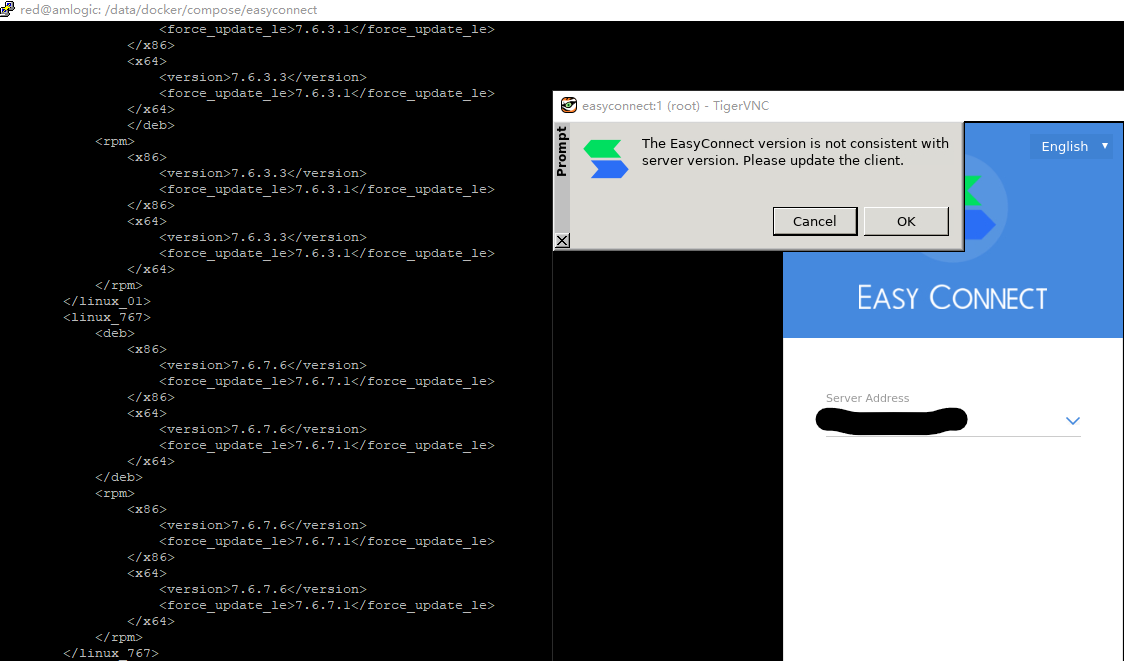 vnc 7.6.7 arm镜像，socks连接报错 · Issue #131 · docker-easyconnect/docker-easyconnect · GitHub