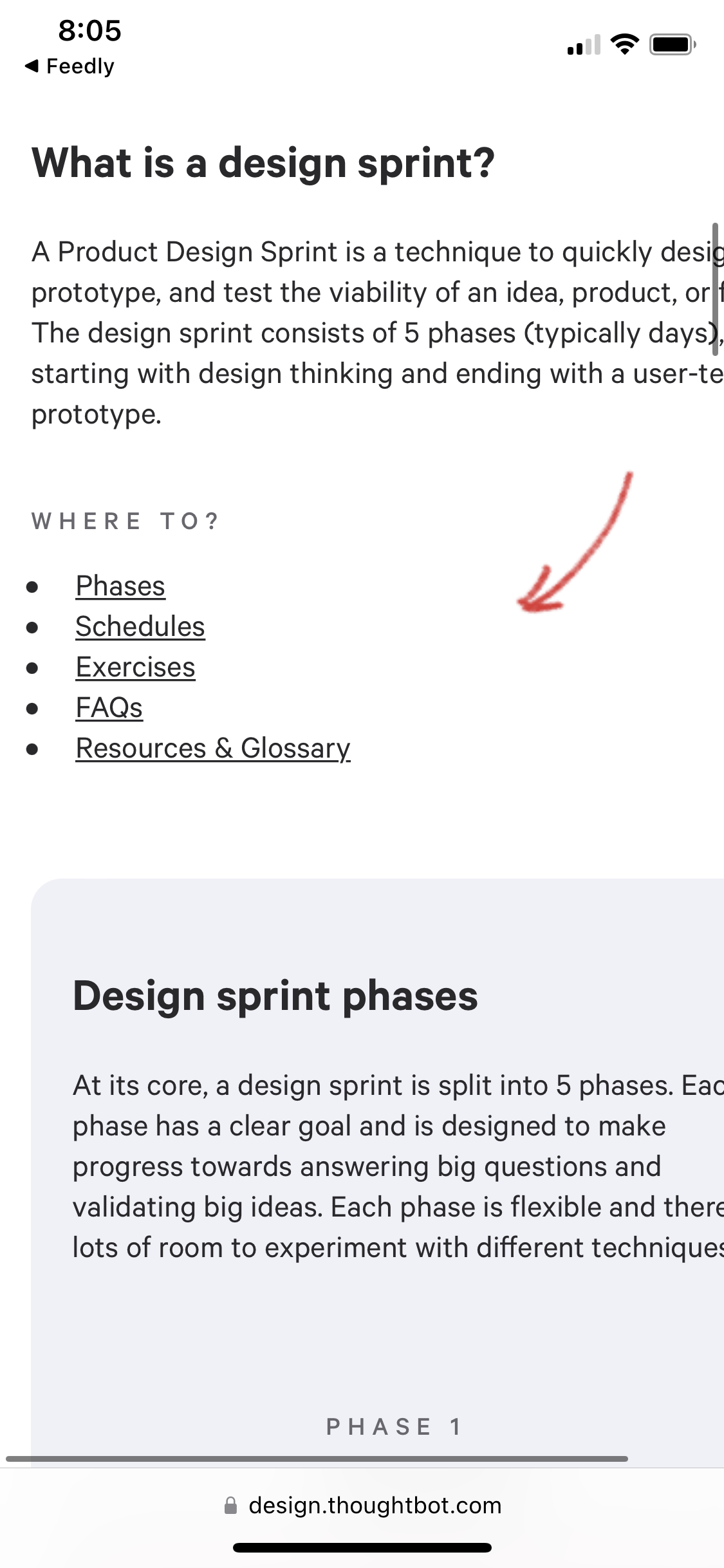 Guide requires horizontal scrolling on small device · Issue #99 · thoughtbot/design-sprint-guide ...