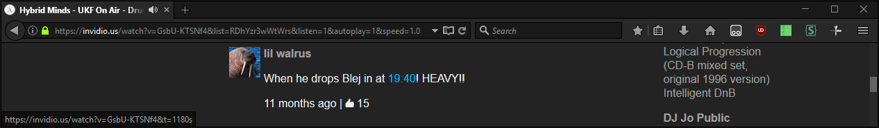 Comment timestamps don't respect other page settings · Issue #226 · iv-org/invidious · GitHub