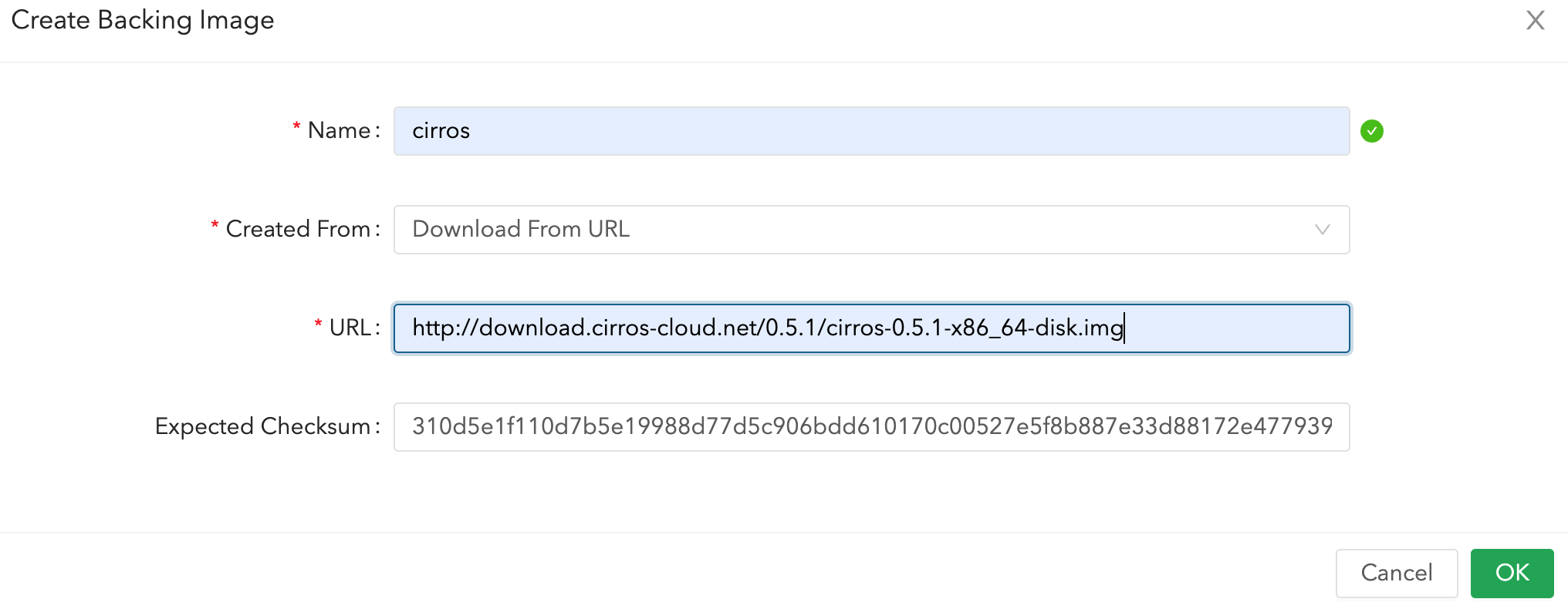 [BUG] Backing image is stuck at `in-progress` status if the provided checksum is incorrect ...