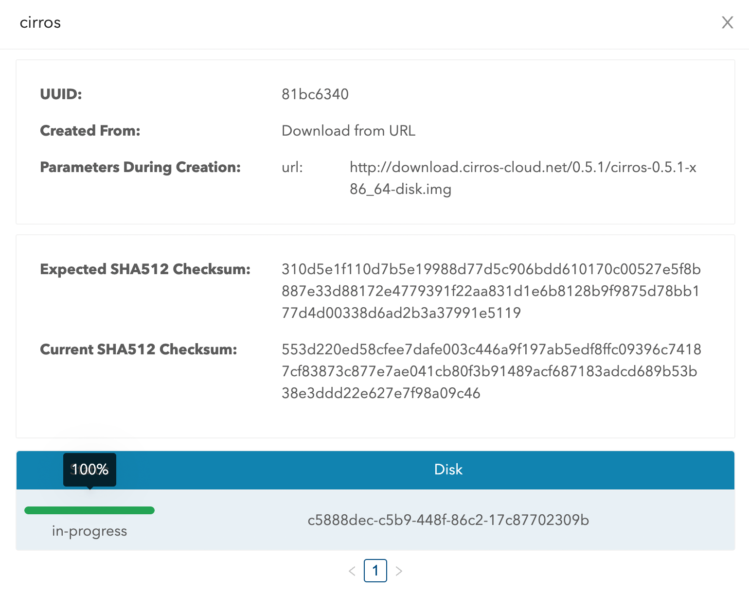 [BUG] Backing image is stuck at `in-progress` status if the provided checksum is incorrect ...