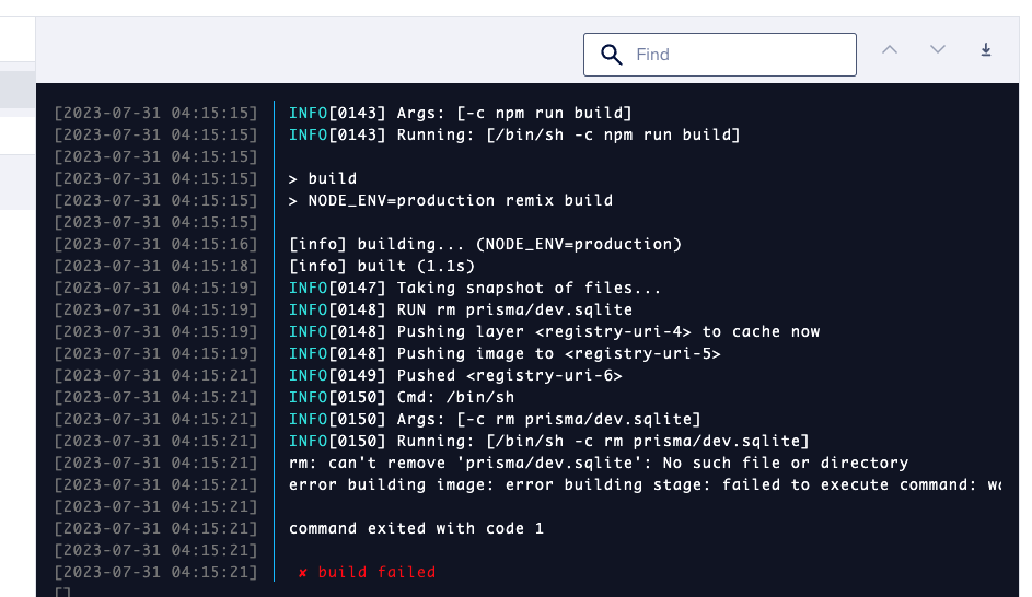 [Bug]: Build failed with digital ocean apps · Issue #2545 · Shopify/cli · GitHub